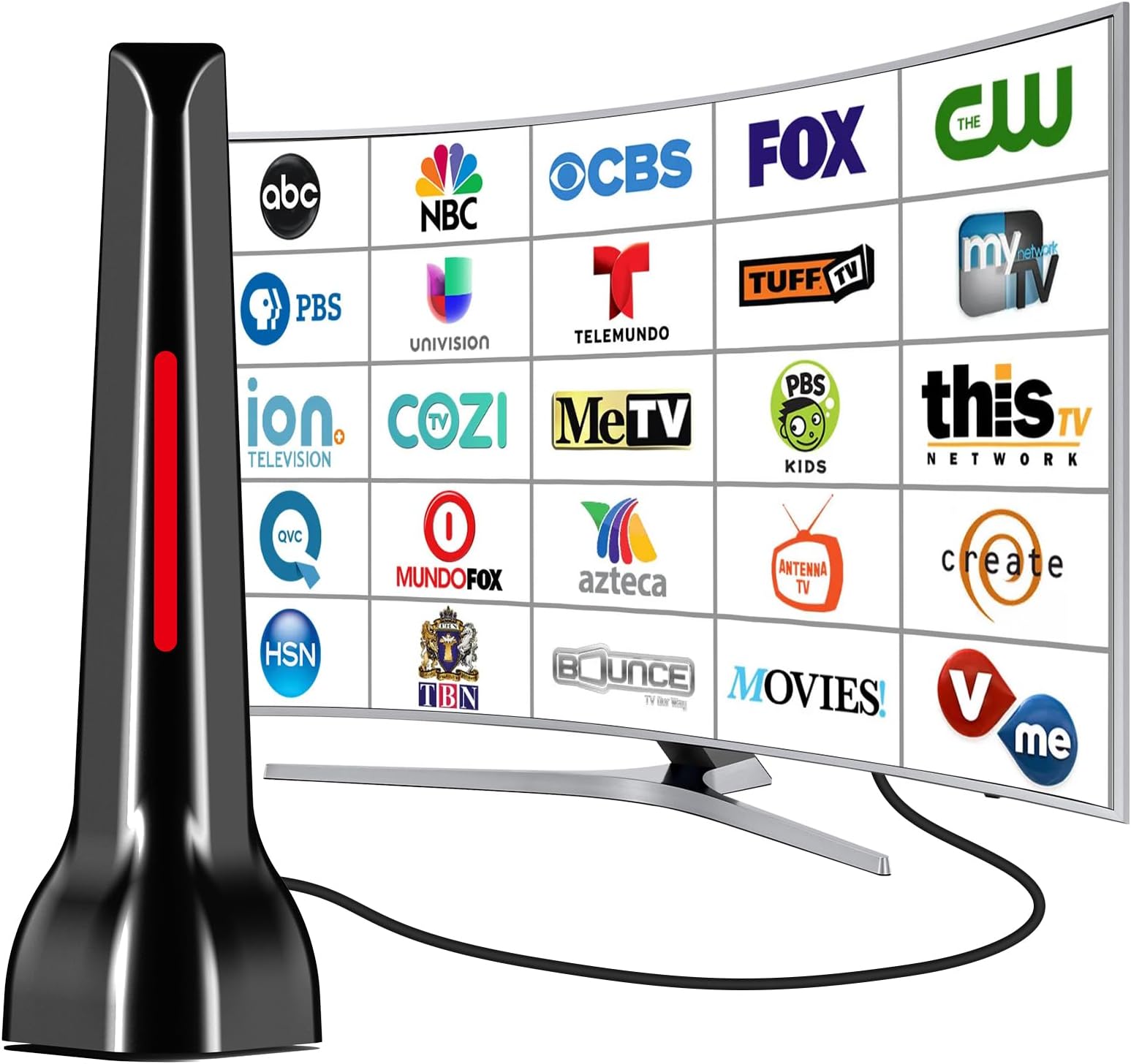 Amazon.com: Rewave Antena Upgraded Version, Rewave TV Antenna Signal ...