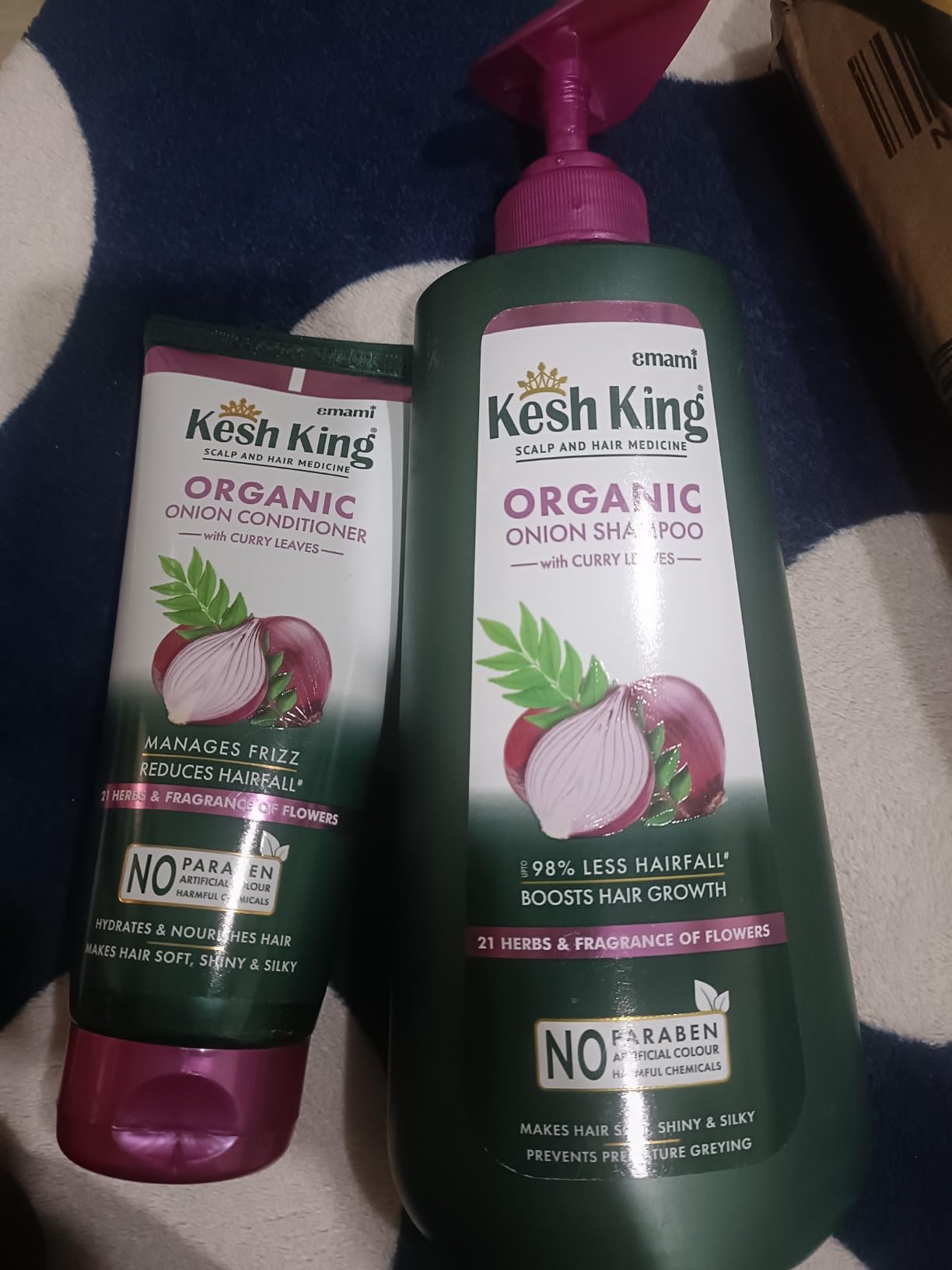 Buy Kesh King Organic Onion Shampoo With Curry Leaves Reduces Hair Fall ...