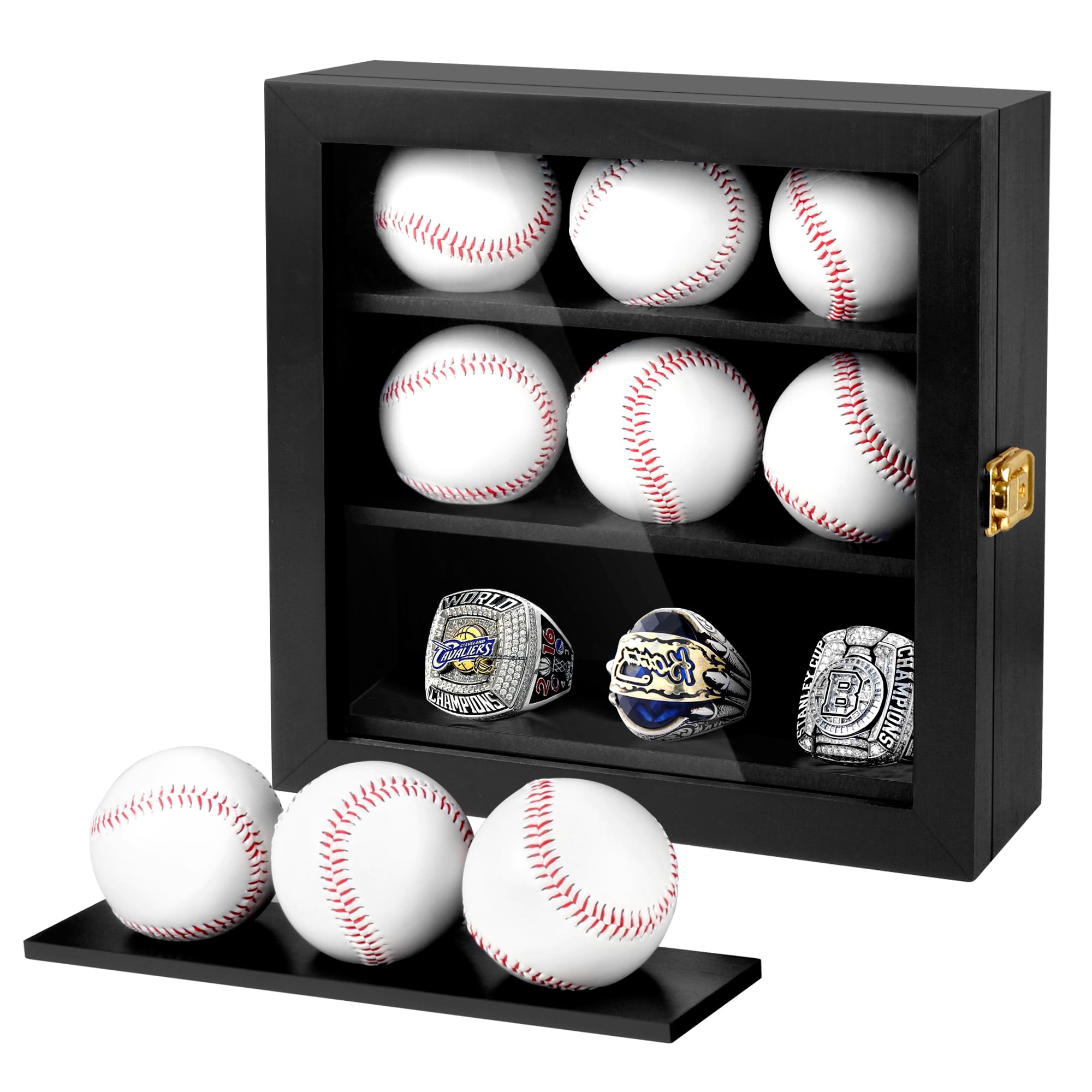 Amazon.com: Baseball Display Case Championship Ring Display Case ...