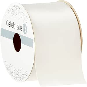 Amazon.com: 12 Pack: 2”; x 3yd. Satin White Ribbon by Celebrate It® 360°™