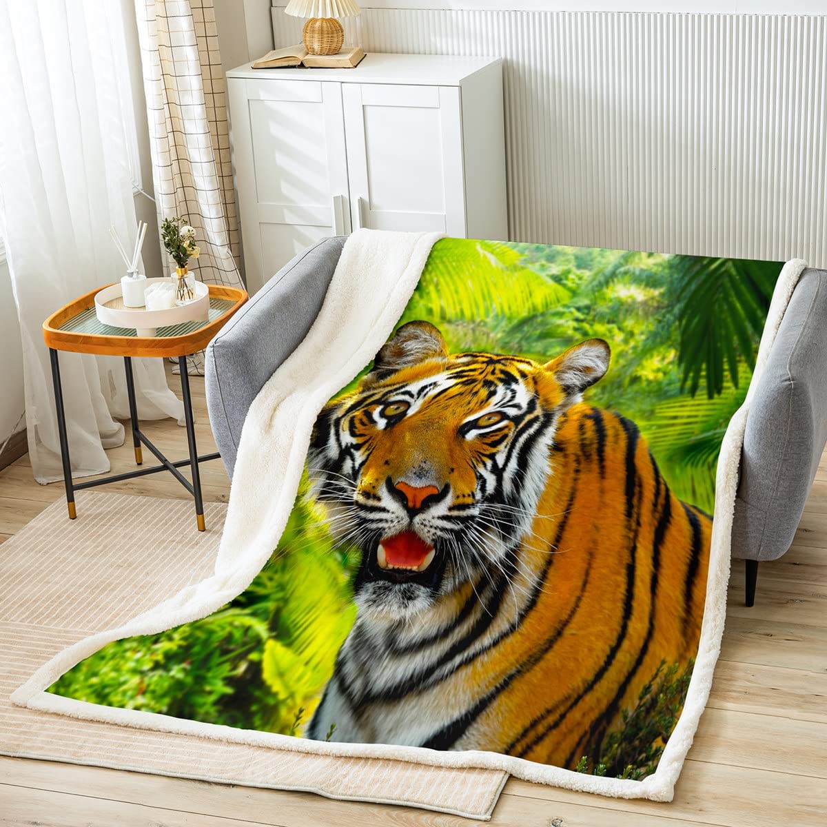 Tiger Fleece Blanket