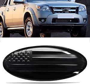 Amazon.com: LINOAH 7 inch Emblem for Ford Front Grille Tailgate Emblem ...