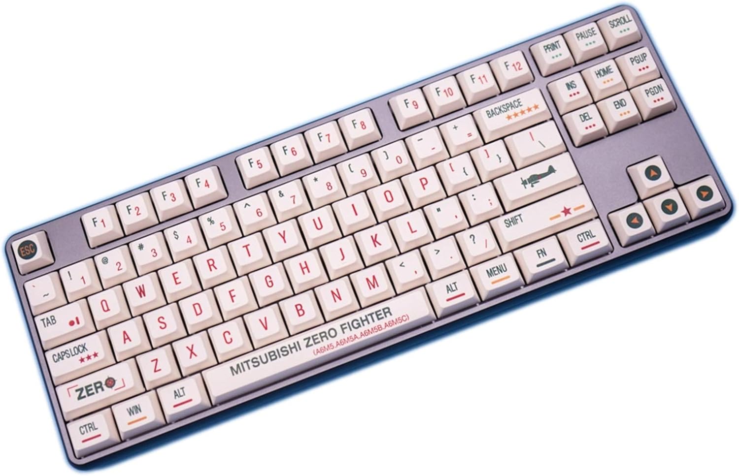 Amazon.co.jp: 1 Set Key Cap MP Airplane KeyCaps Dye-Sblimated KeyCap MX ...