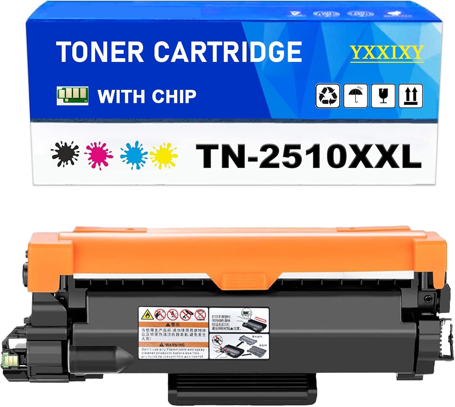 YXXIXY Compatible TN2510XXL TN-2510XXL Super High Yield Toner Cartridge ...