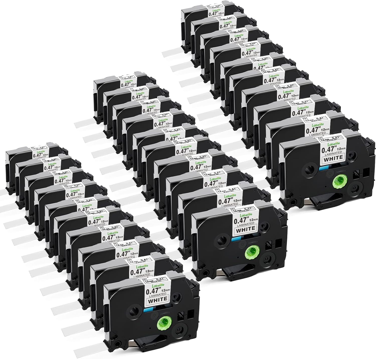 Amazon.com: Labelife 30-Pack Compatible Brother P Touch TZe TZ Label ...