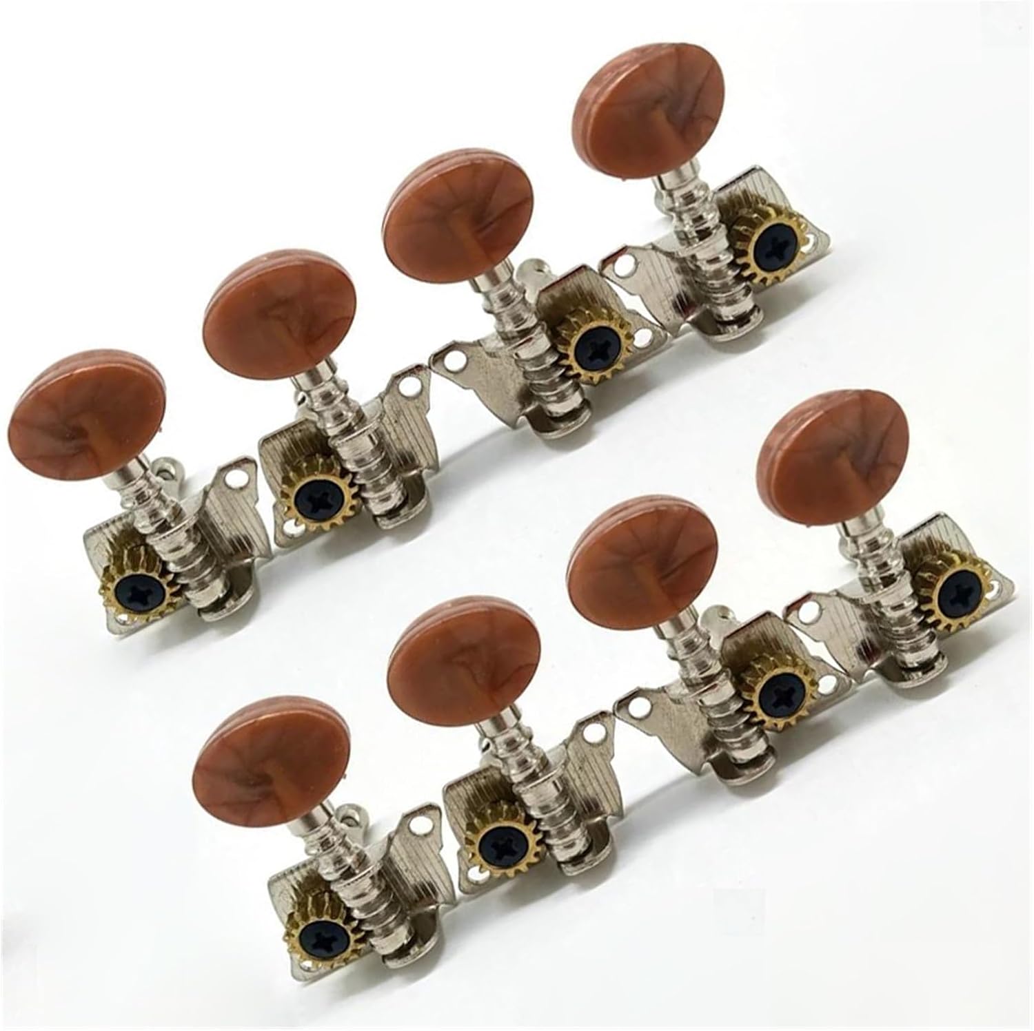 Amazon.com: 8X 2R2L Metal Ukulele Locking Tuner Guitar Tuning Nail ...