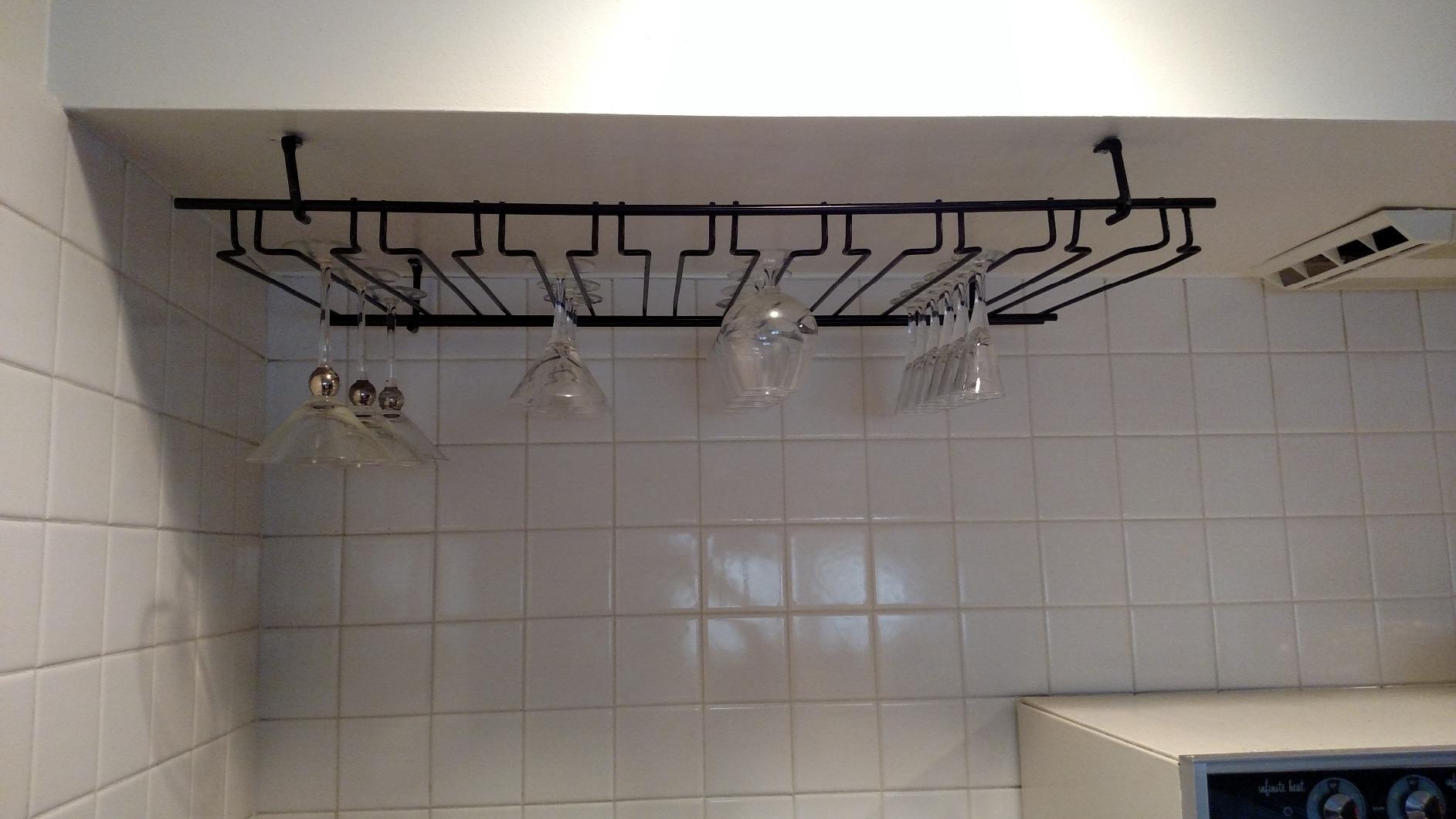 Amazon.com: Johnson Rose Overhead Glass Rack, 18 x 36 x 4 inch - 1 each ...