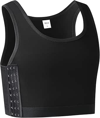 JARAZIN Chest Binder for Women Transgender Hook Elastic Cotton FTM ...