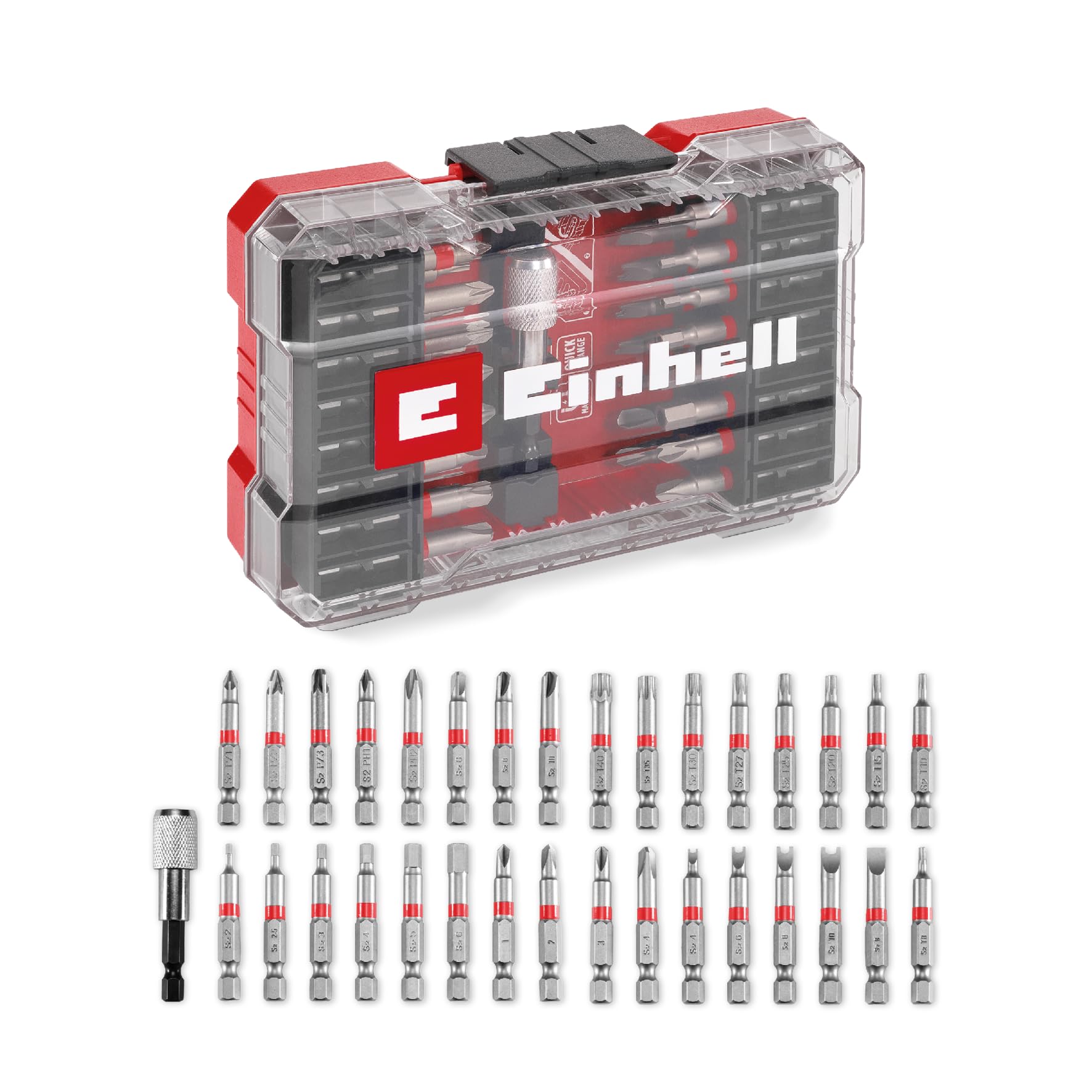 Original Einhell M-CASE 33-tlg. Bit-Set (für Akkuschrauber und ...