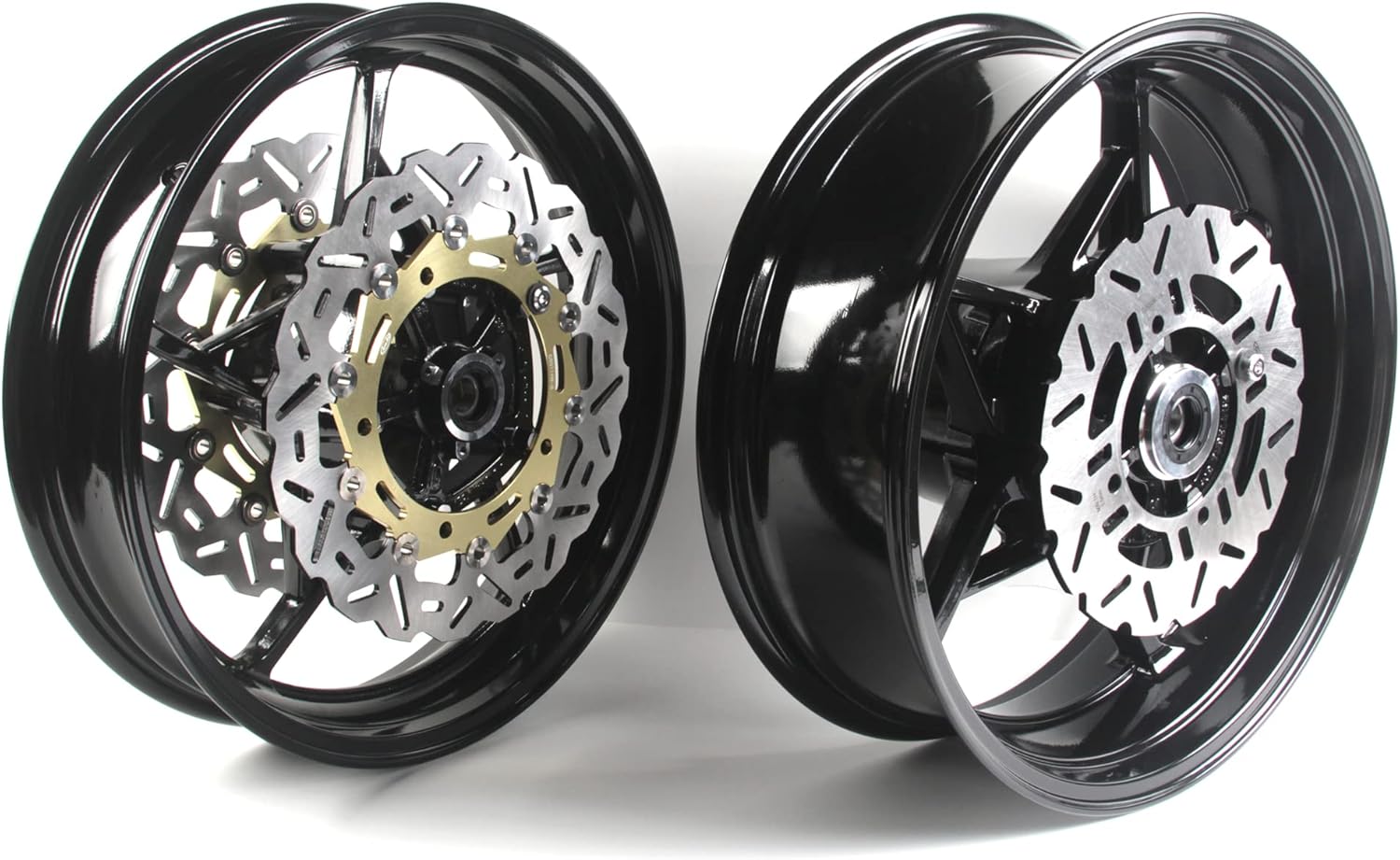 Amazon.com: Arashi Front Rear Wheel Rims and Brake Disc Rotors for ...