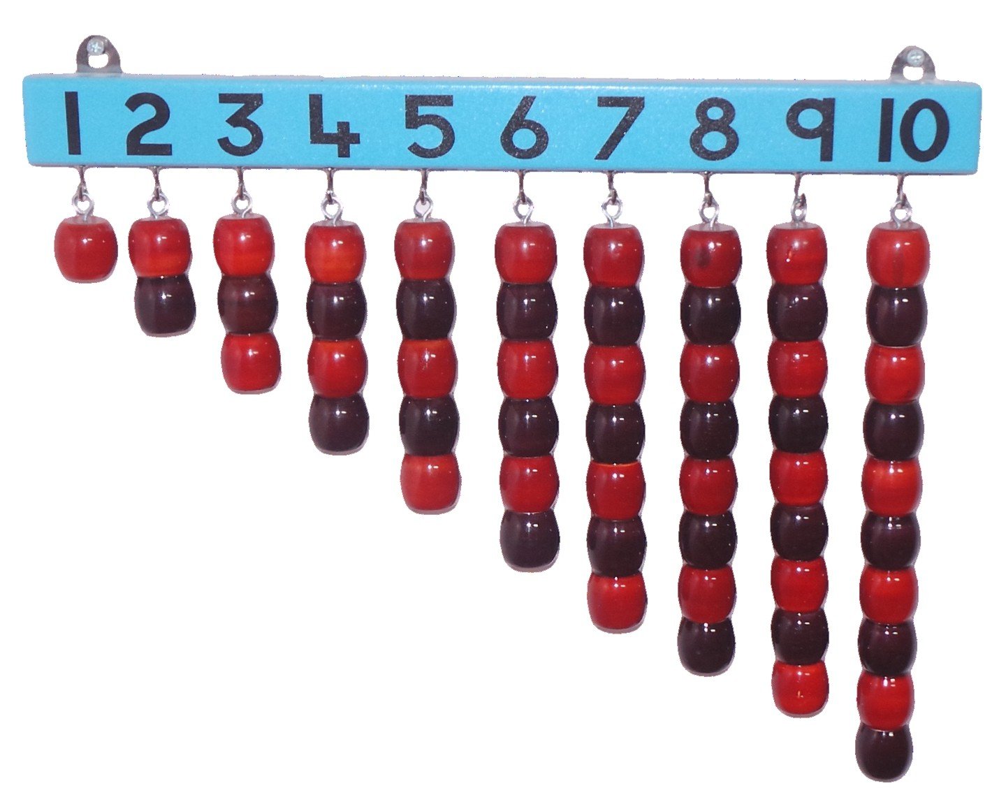 KIDO Toys - Hanging Number Rods - Number Quantity Equivalence - Wooden ...