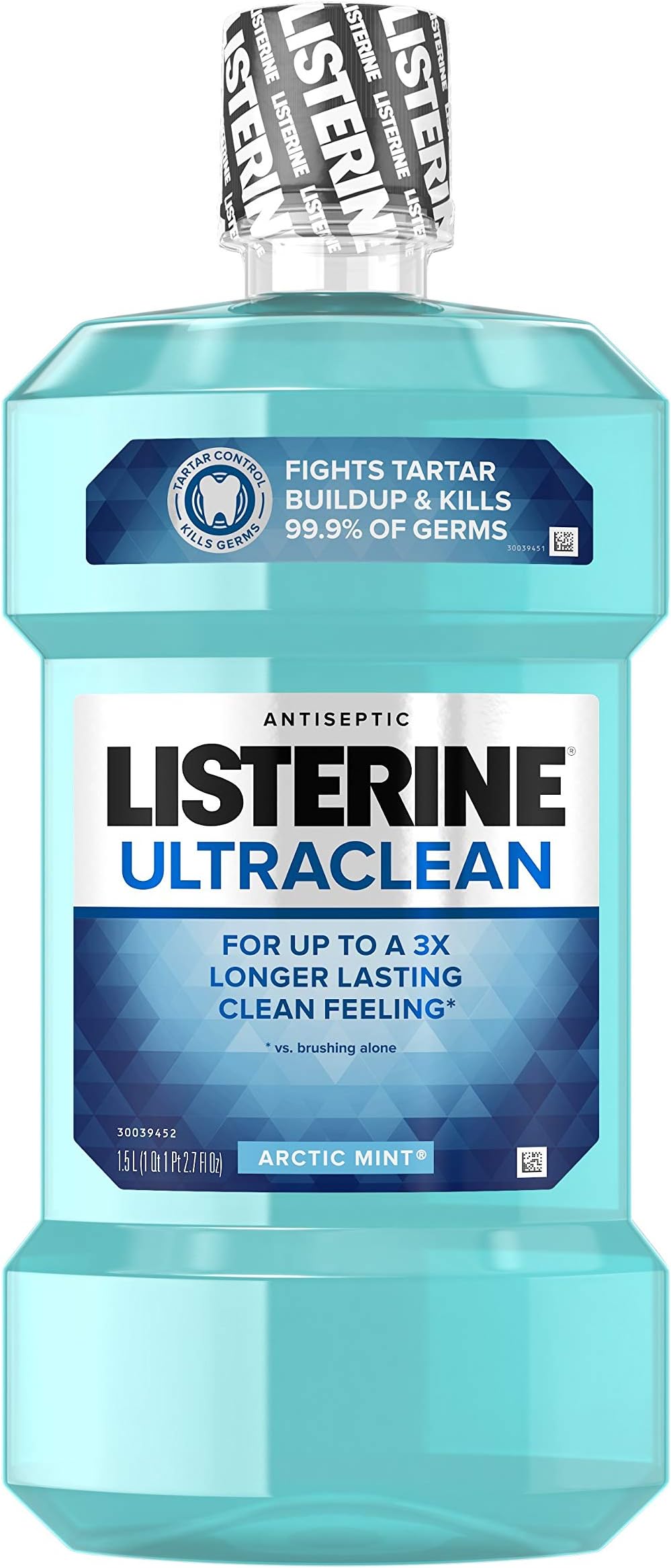 Amazon.com : Listerine UltraClean Mouthwash, Arctic Mint,1.5 Liters ...