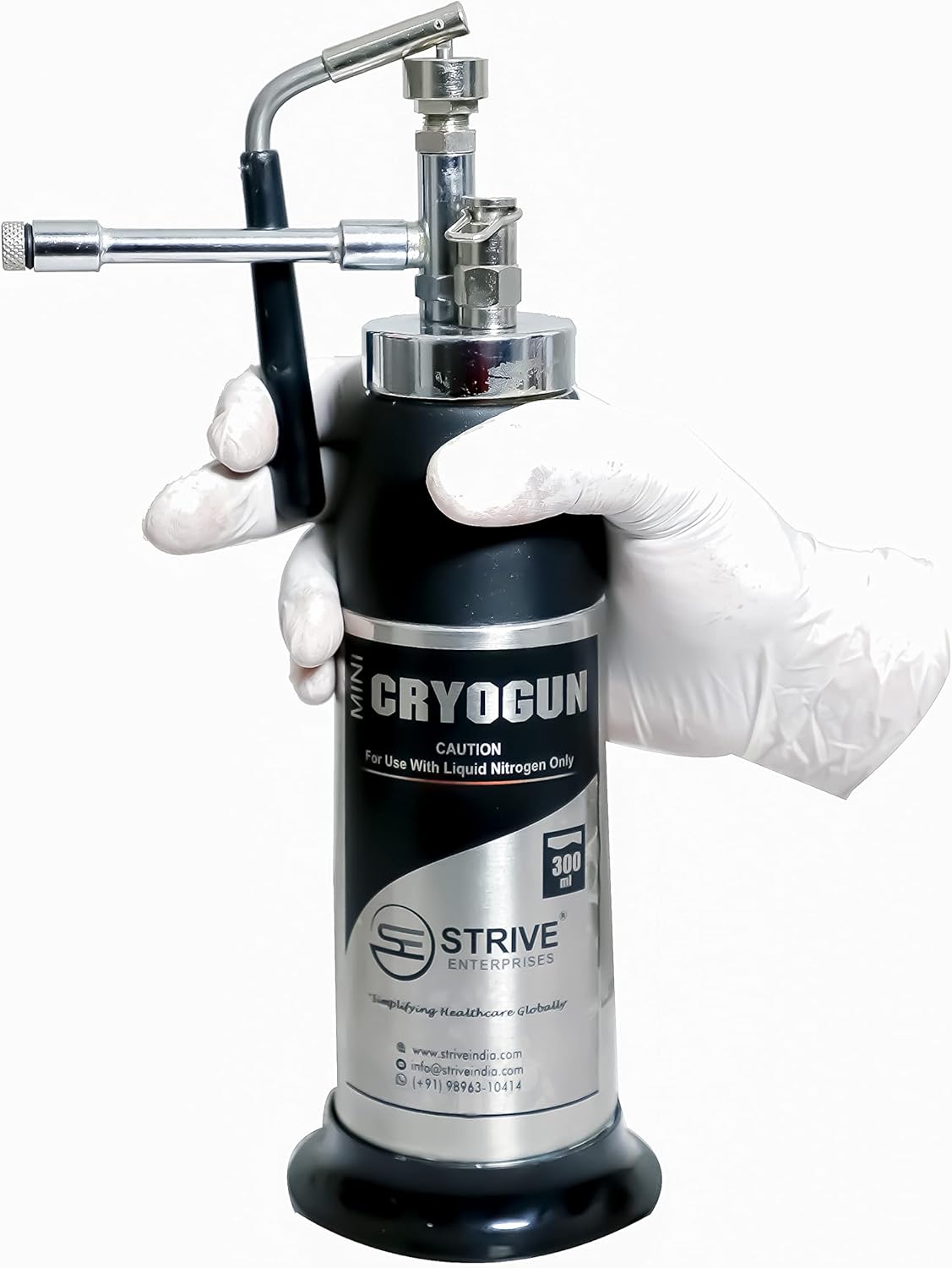 Strive New Liquid Nitrogen Spray Mini Cryo Gun Liquid Nitrogen Sprayer ...