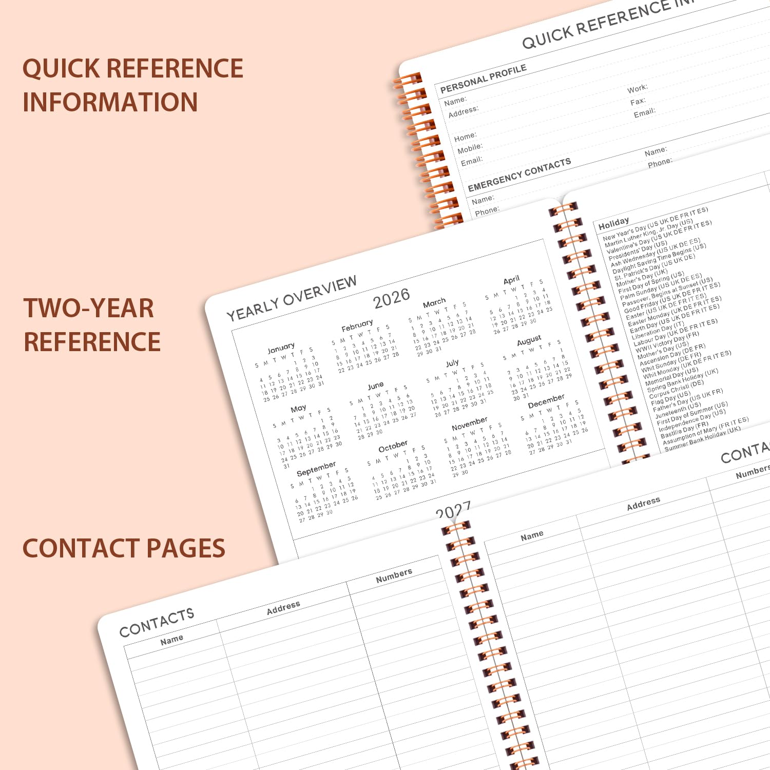 Snapklik.com : 2026 Planner - 2026 Calendar Planner From Jan. 2026 ...