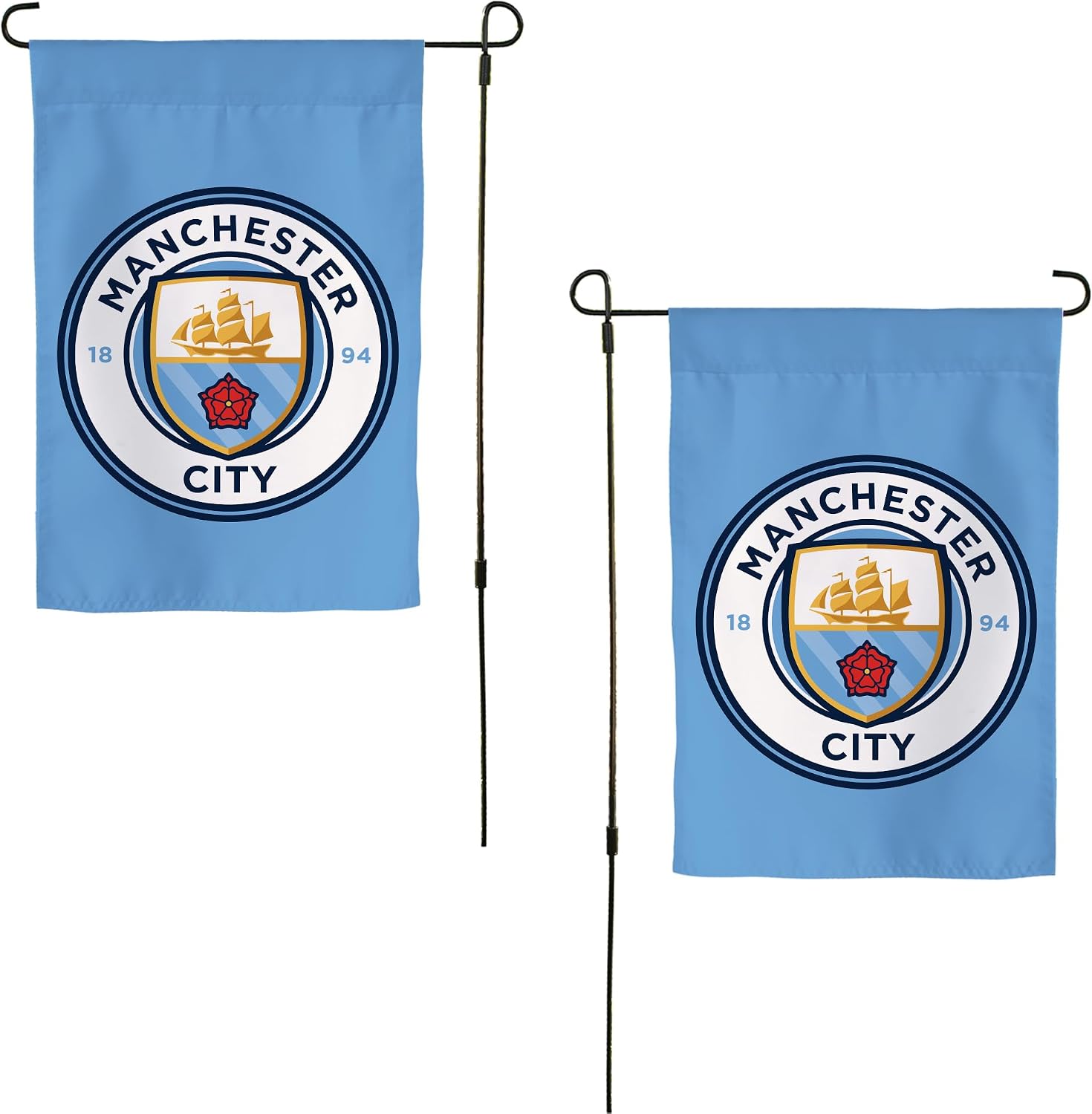 Desert Cactus Manchester City MC Garden Flag – 19 x 12 inch Football ...