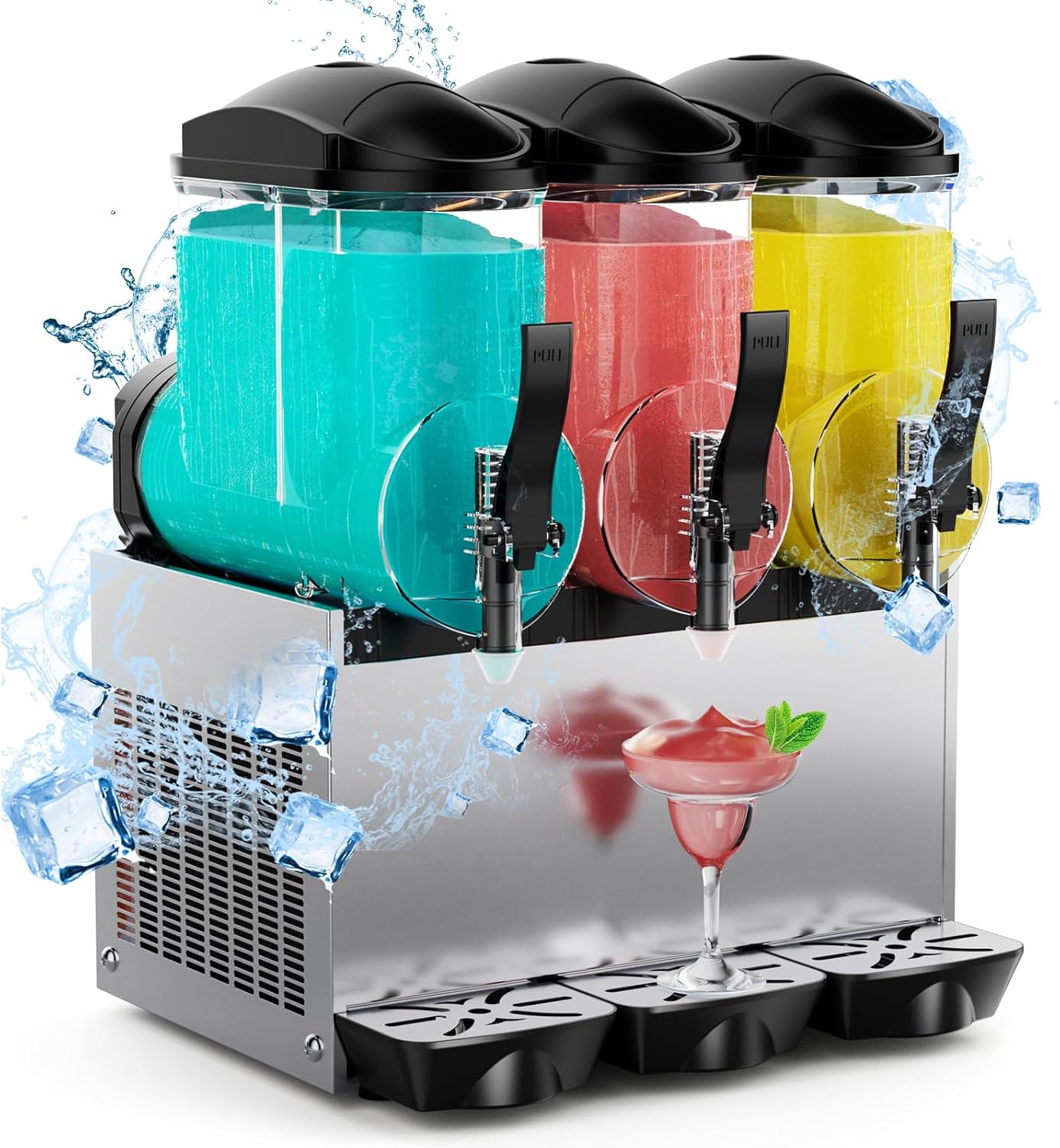 Amazon.com: Commercial Margarita Machine, 45L/12 Gallon 1050W Slushy ...