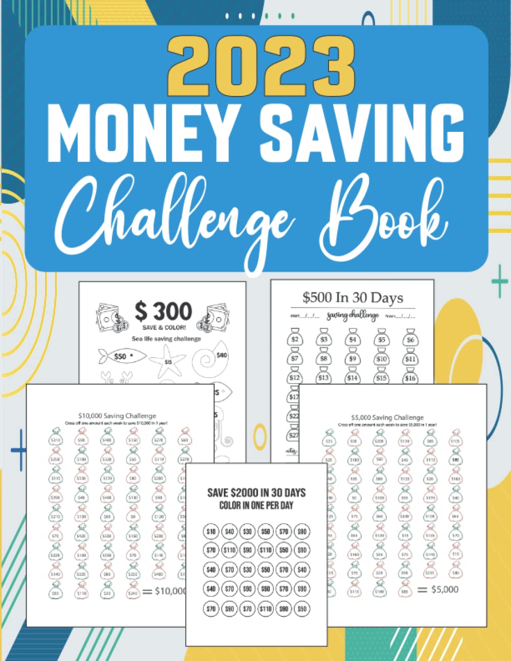 2023 Money Savings Challenges Book: Easy Cash Budget Saving Challenge ...