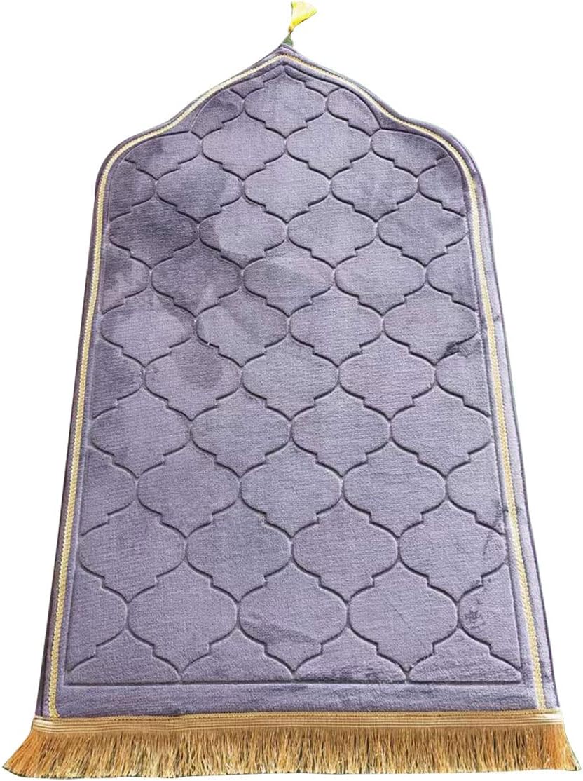 Amazon.com: Muslim Prayer Mat, Thick Soft Velvet Muslim Rug, Portable ...