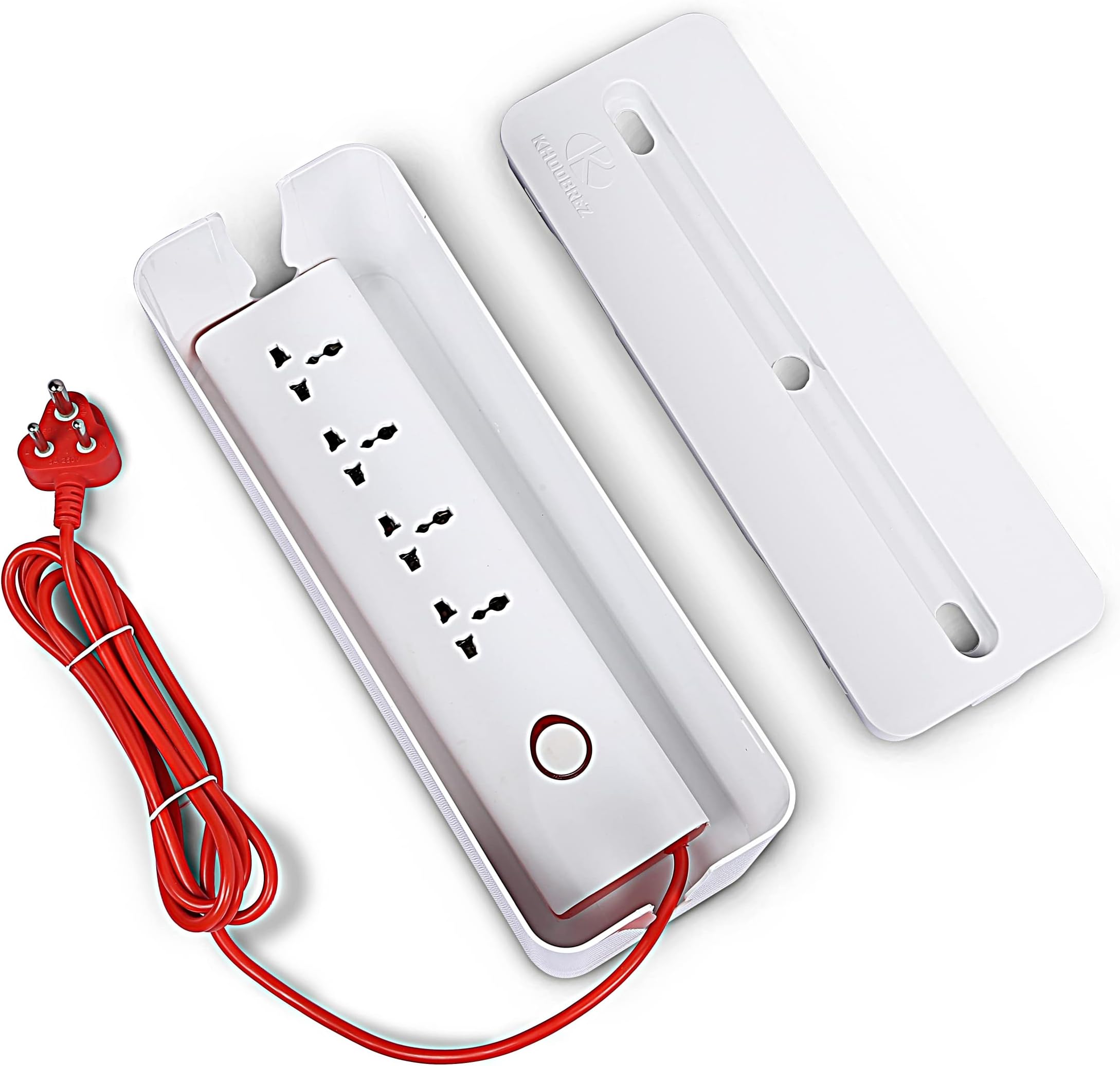 KHOOBREZ Cable Management Box with Extension Board - Hides Extention ...