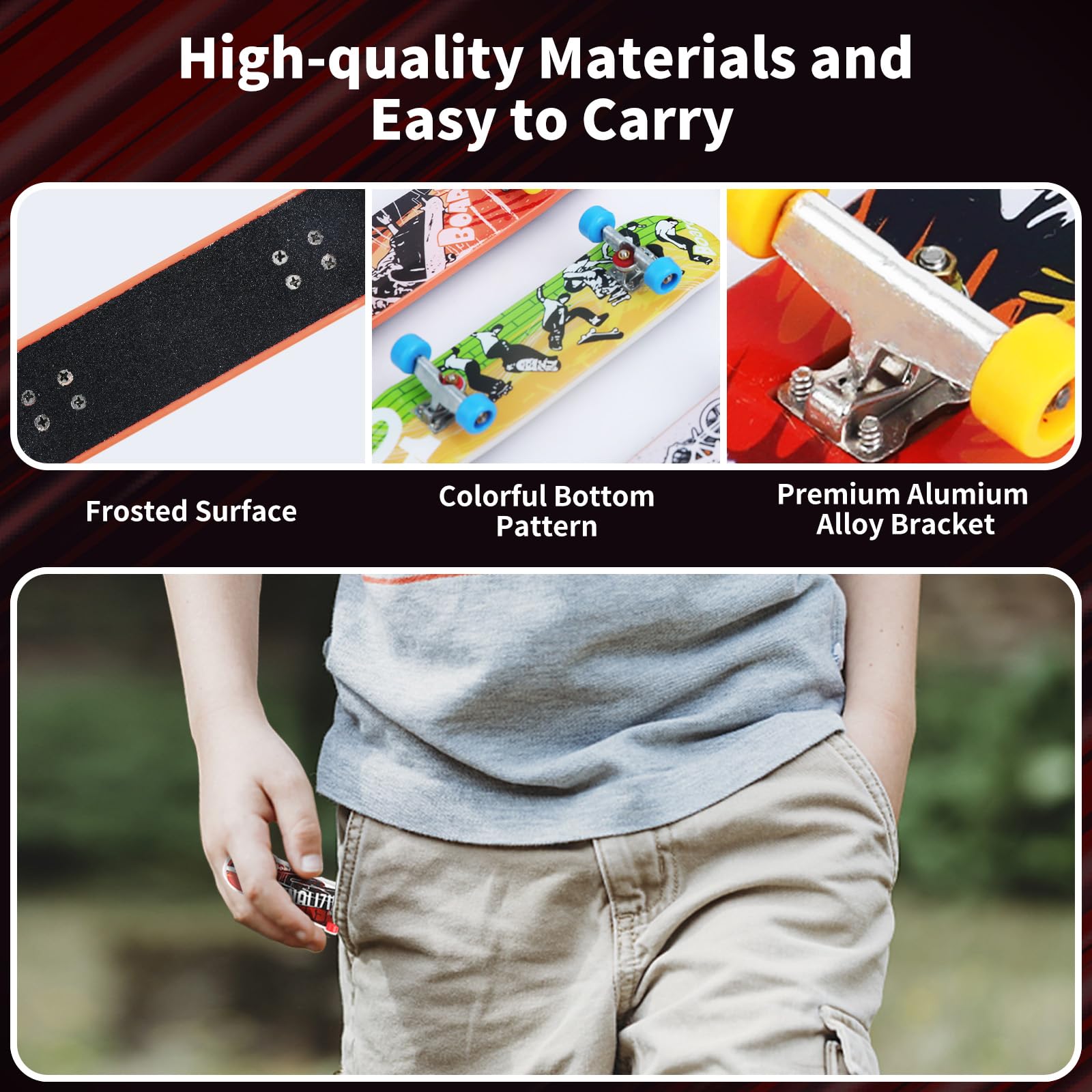 Snapklik.com : Finger Skateboard Park Ramp Set, 6 In 1 Plus 11 Mini ...