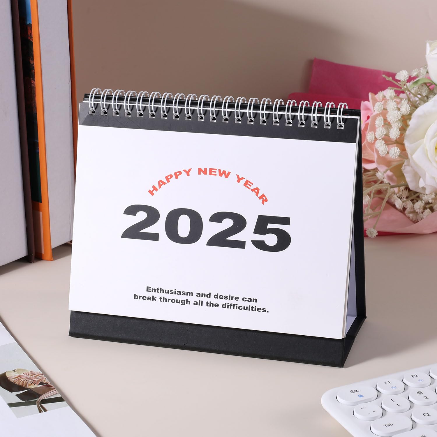 15 Month Calendar 2025 Desktop Calendar - Oct 2024 To Dec 2025 Flip ...