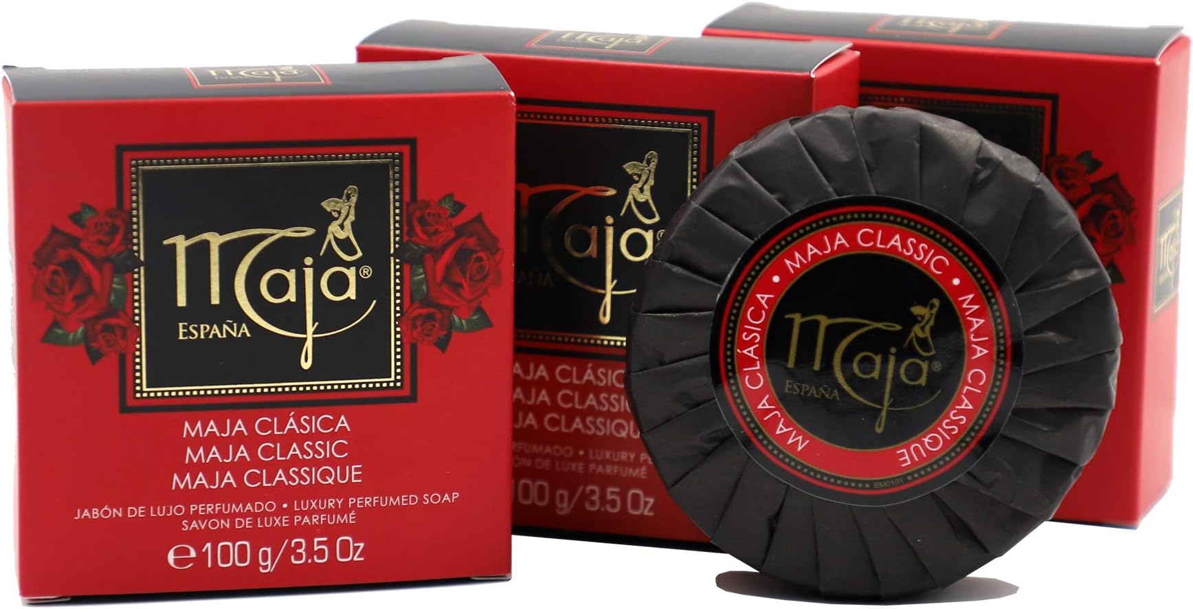 Amazon.com : Maja, Classic Soap Perfumed Soap Round and Luxurious Round ...
