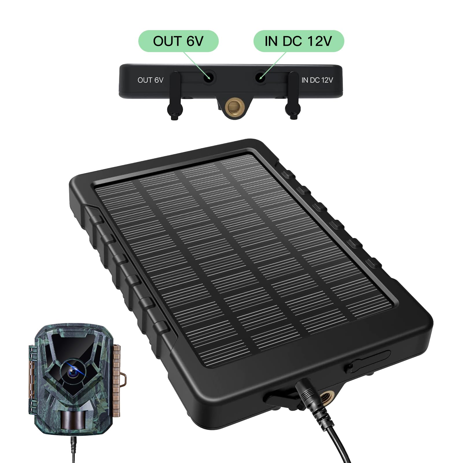 Snapklik.com : Trail Camera, Game Camera IP66 DC 6V 2A/1.5A Waterproof ...