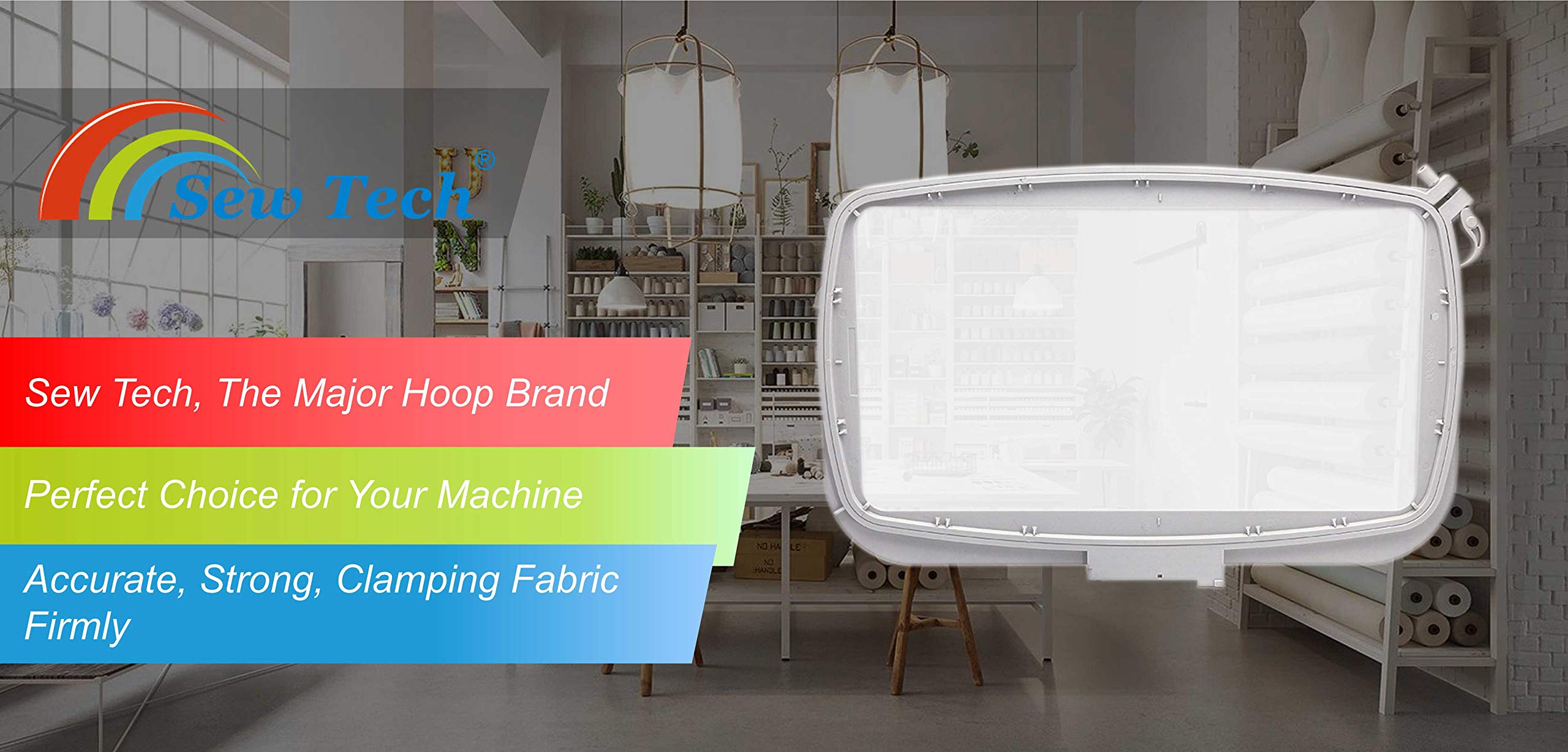 Sew Tech Embroidery Hoop for Husqvarna Viking Designer Diamond Deluxe ...
