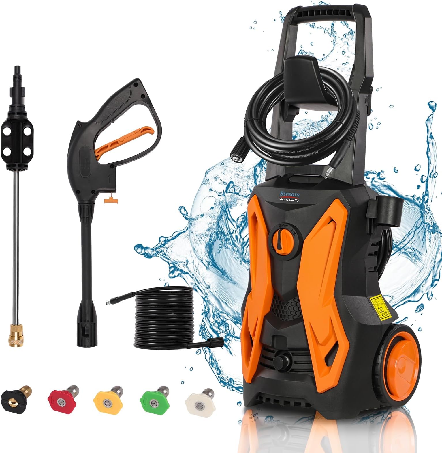 Amazon.com : Electric Pressure Washer 4000 PSI - Max 2.5 GPM Power ...