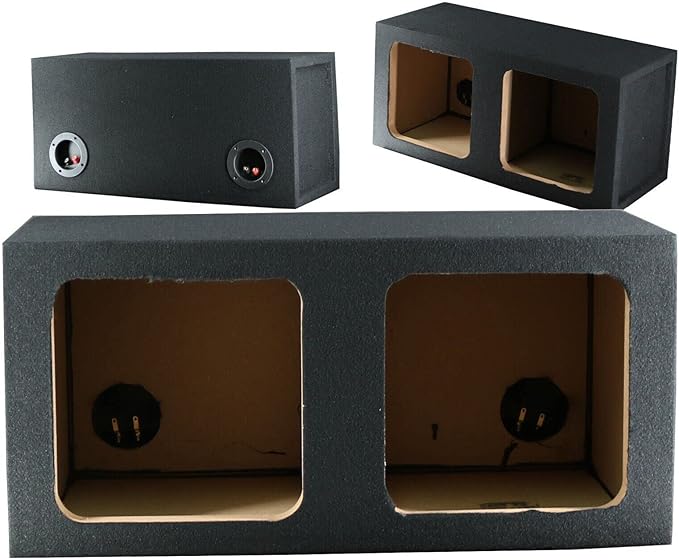 Amazon.com: Dual 10" Sealed Square Sub Box Enclosure fits Kicker L7 ...