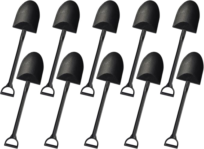 Amazon.com: OaaXbbECco Novelty Mini Shovel Shape Spoons Cute Disposable ...