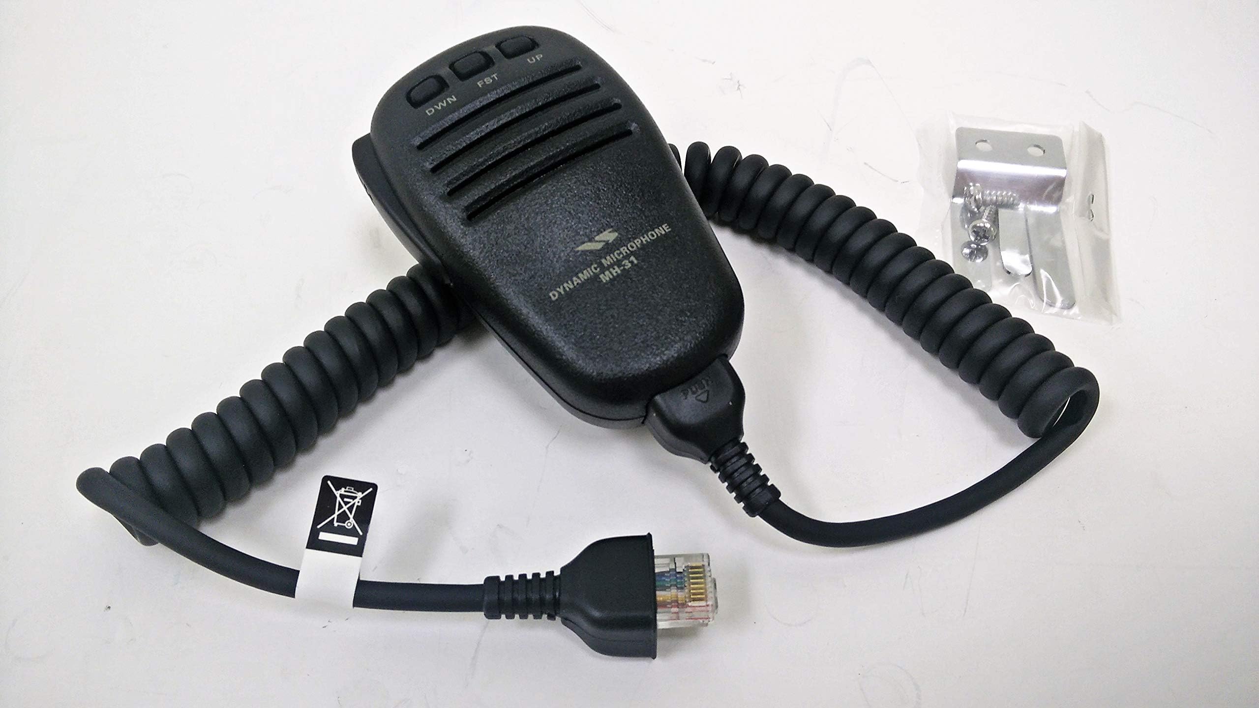 Amazon.com: MH-31A8J 8pin Handheld Speaker Mic Microphone for YAESU FT ...