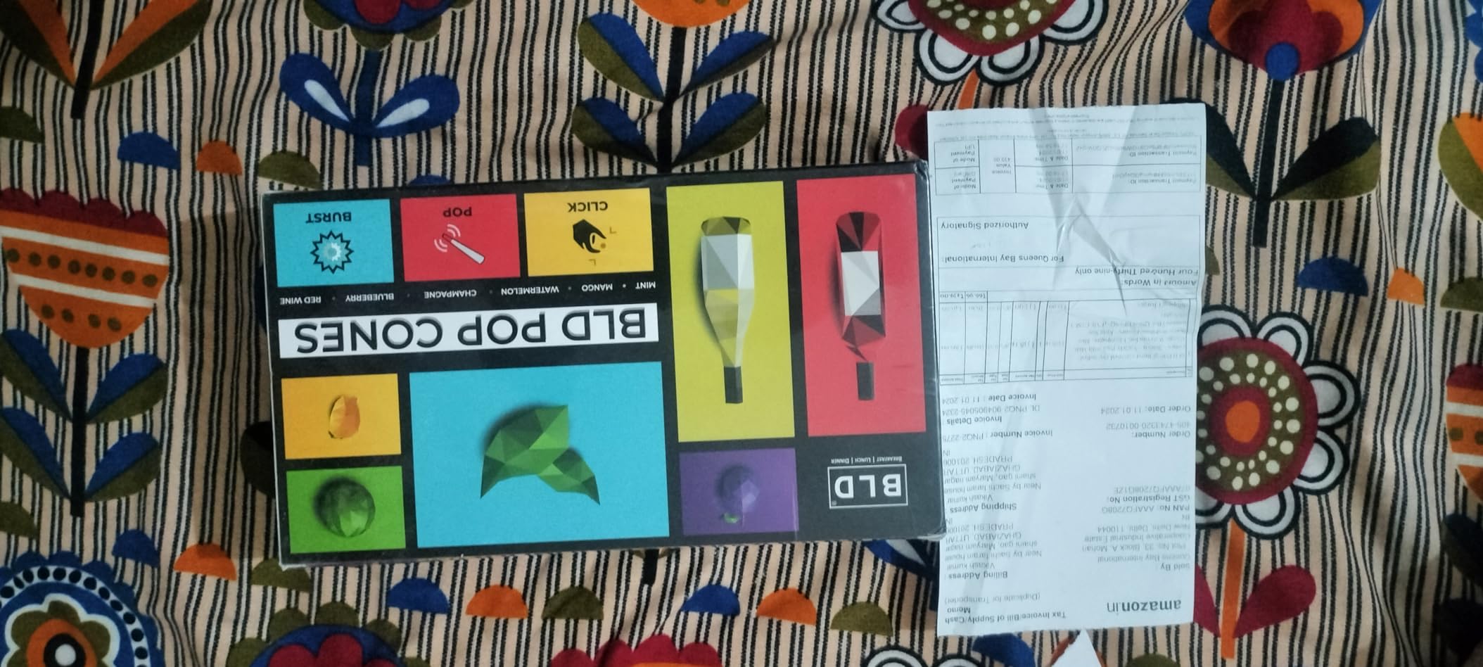 BLD POP & Burst Flavored Pre Rolled Cones - Brown - Variety Pack with ...