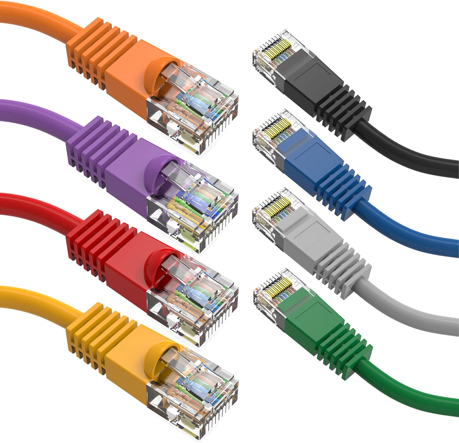 Amazon.com: Electriduct CAT6 Snagless Patch Cord UTP Network Ethernet ...