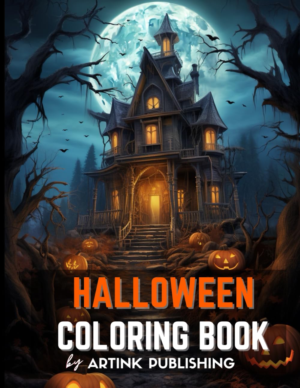 Amazon.com: Halloween Coloring Book For Adults and Teens: An adult ...