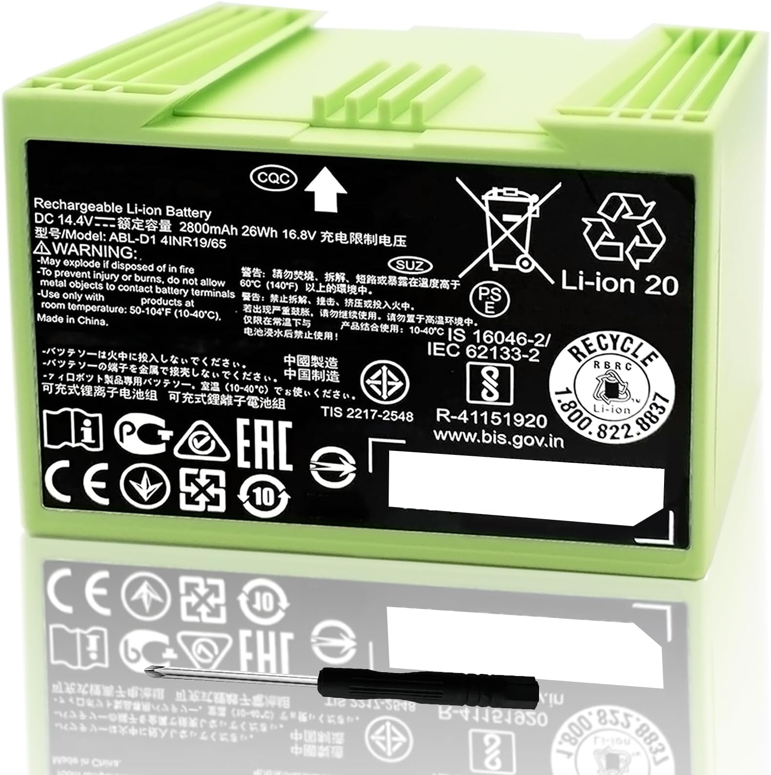 Amazon.com: ABL-D1 Battery for iRobot Roomba i3 i3+ i3 Plus i3150 i3152 ...