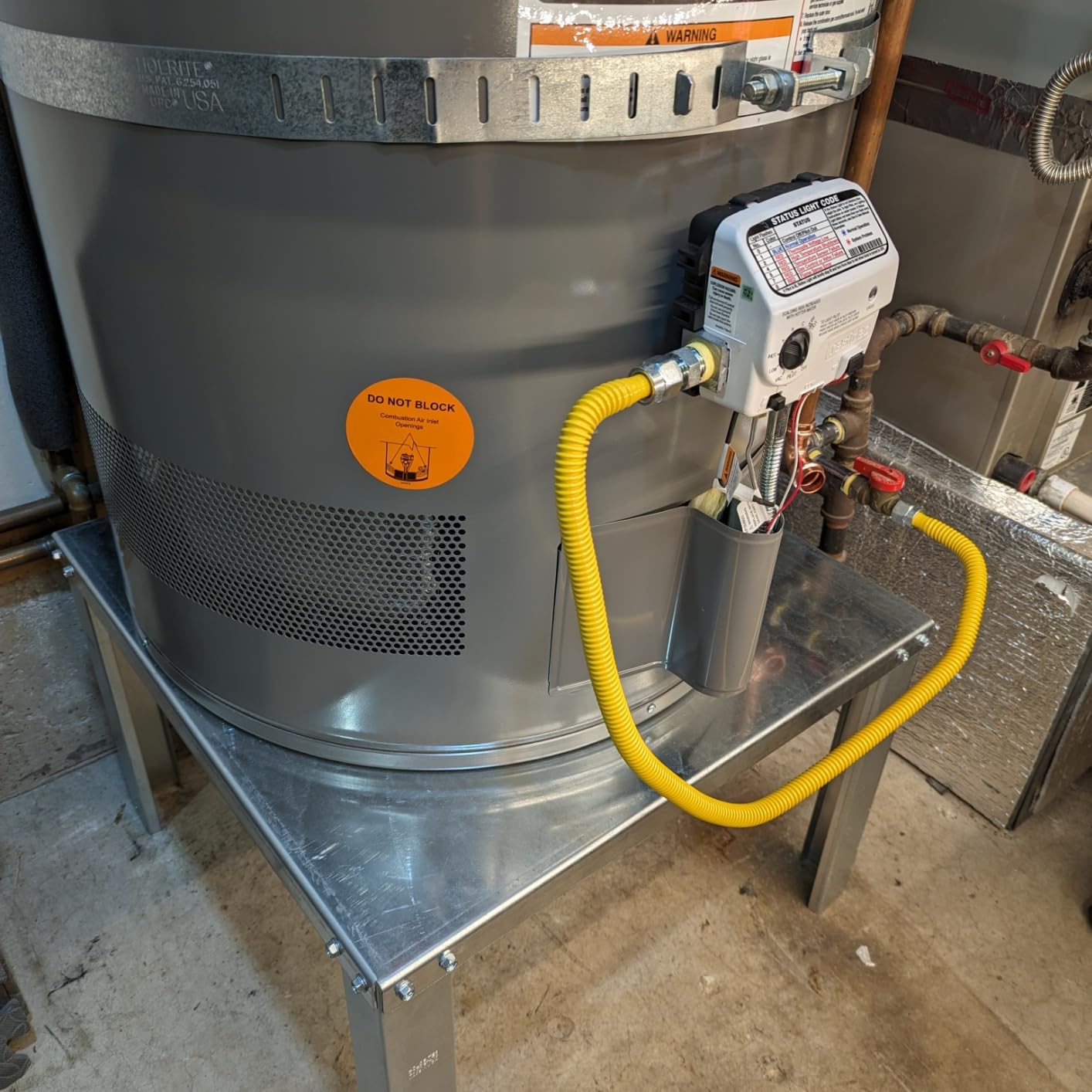 HoldRite QuickStand 22 Inch Water Heater Stand, Up to 52 Gallons ...