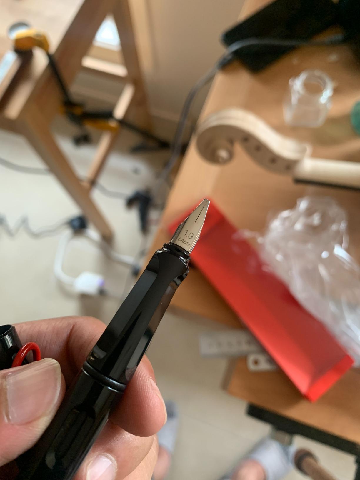 LAMY joy black - calligraphy fountain pen with ergonomic grip ...