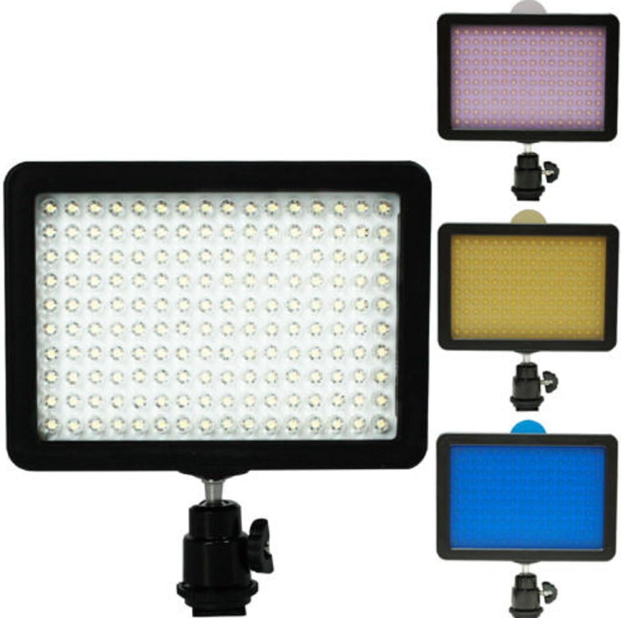 Amazon.com: Light Video Studio 160 LED Lights Kit Lighting Camera DSLR ...