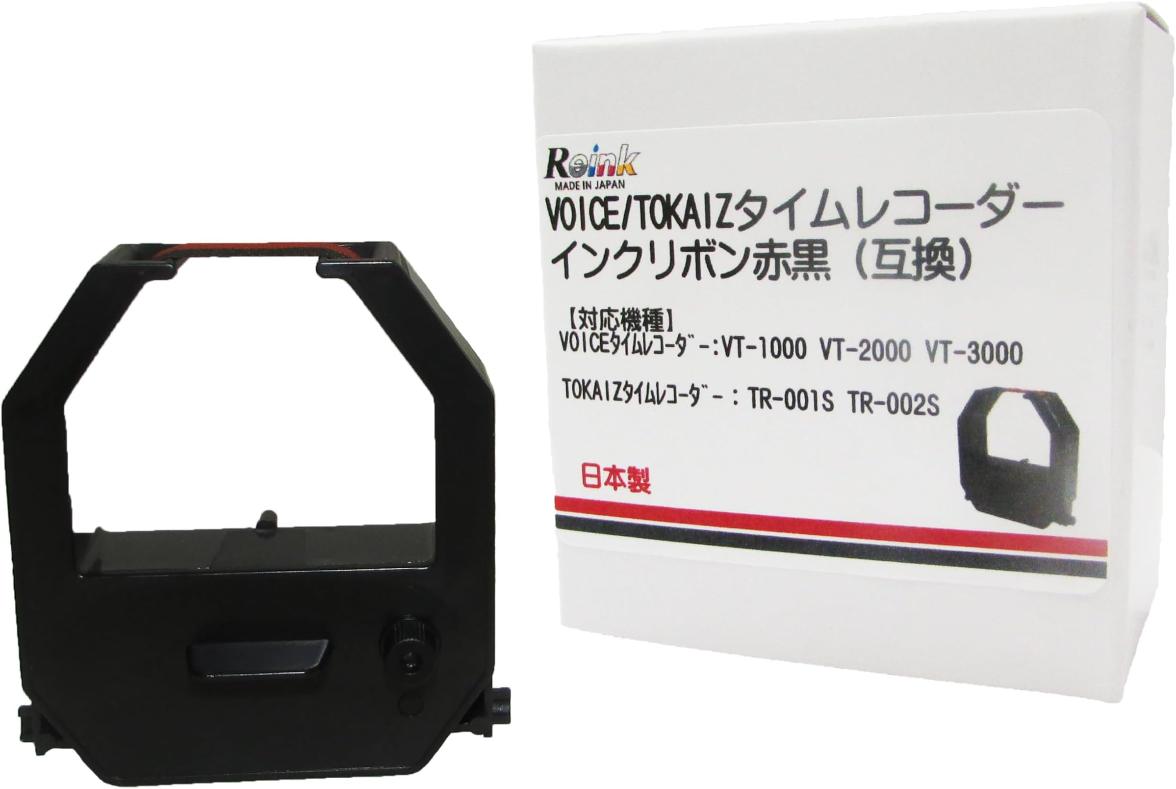 Amazon.co.jp: VOICE｜TOKAIZ タイムレコーダー用インクリボンカセット VT-1000 VT-2000 VT-3000 ...