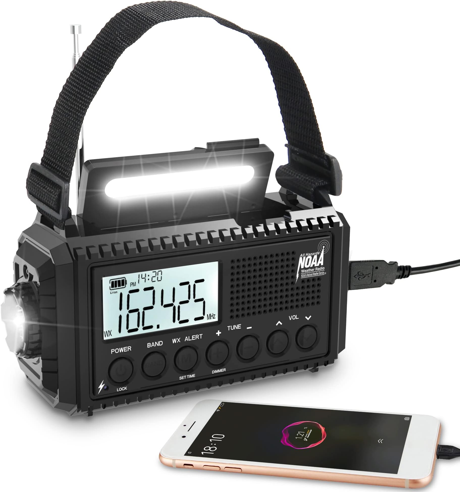 Amazon.com: The American Red Cross FRX3 Hand Crank NOAA AM / FM Weather ...