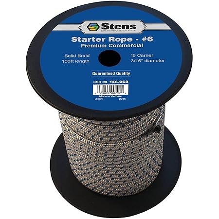 Amazon.com: New Stens Trueblue 100' Starter Rope 146-911 Compatible ...