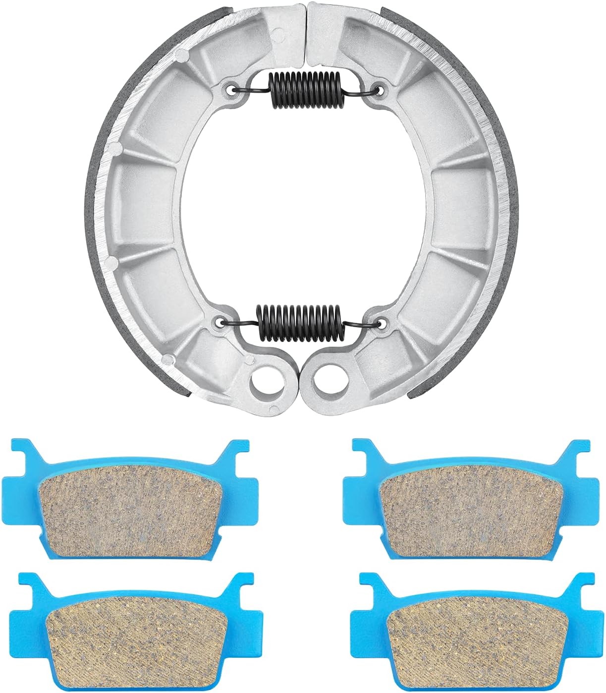 Amazon.com: Youxmoto Rear Drum Brake Shoes Fit for Honda Rubicon ...