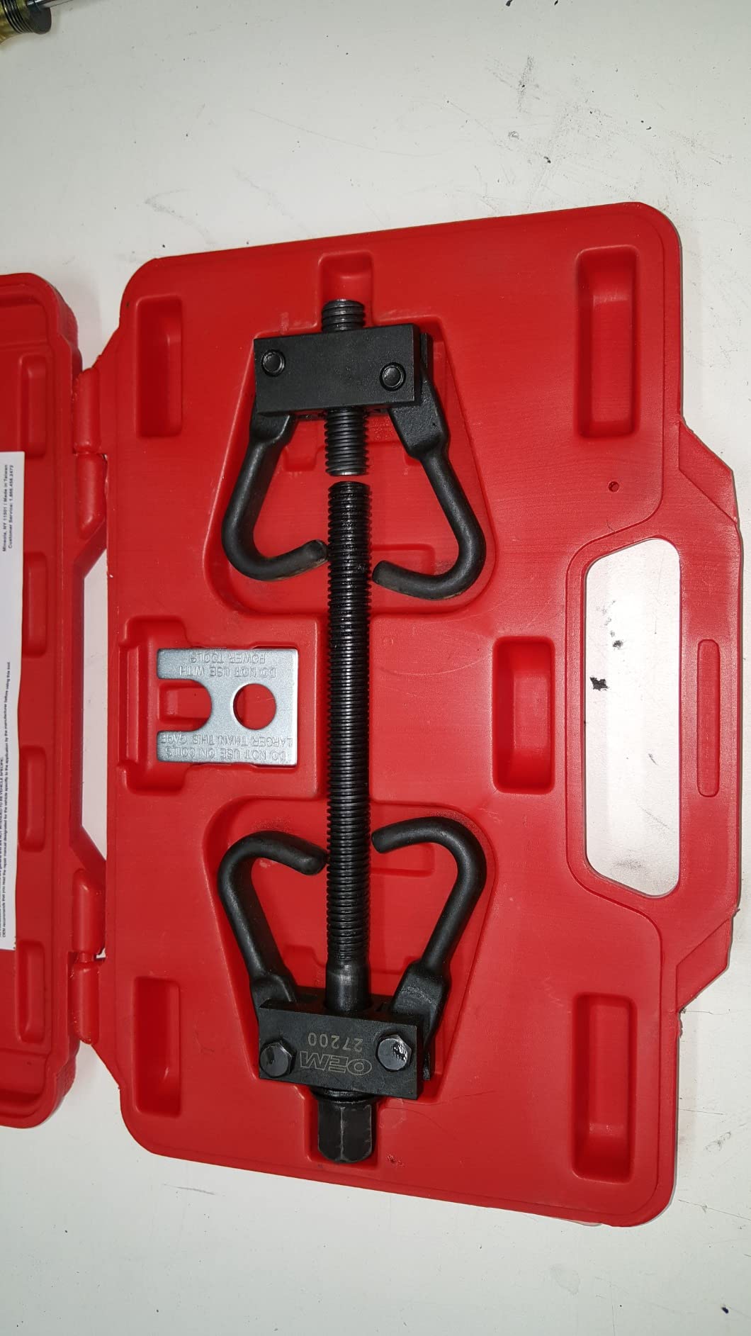 Amazon.com: OEMTOOLS 27200 Coil Spring Compressor, Compress Coil Springs on All Passenger Trucks ...