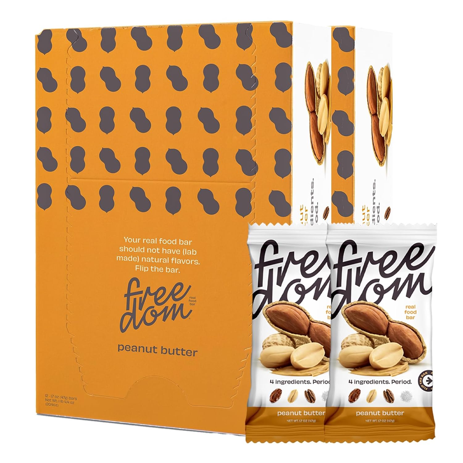 Amazon.com: Freedom Bar, Healthy Fruit and Nut Bar - Dairy and Gluten ...