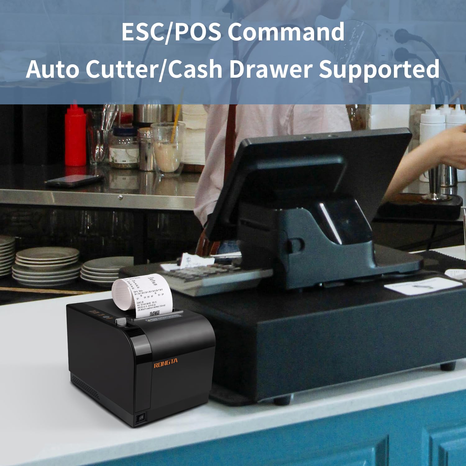 Snapklik.com : Rongta POS Receipt Printer, 80mm Thermal Printer, ESC ...