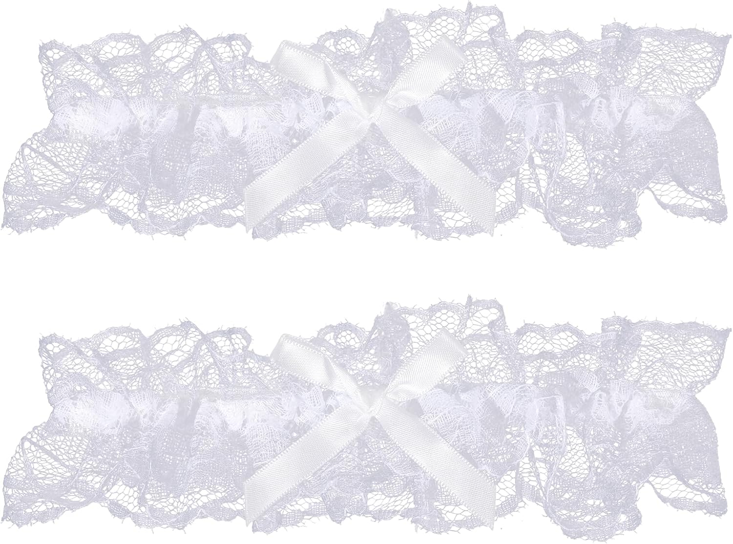 Amazon.com: White Lace Garter, Garters for Bride Lace Wedding Garters ...