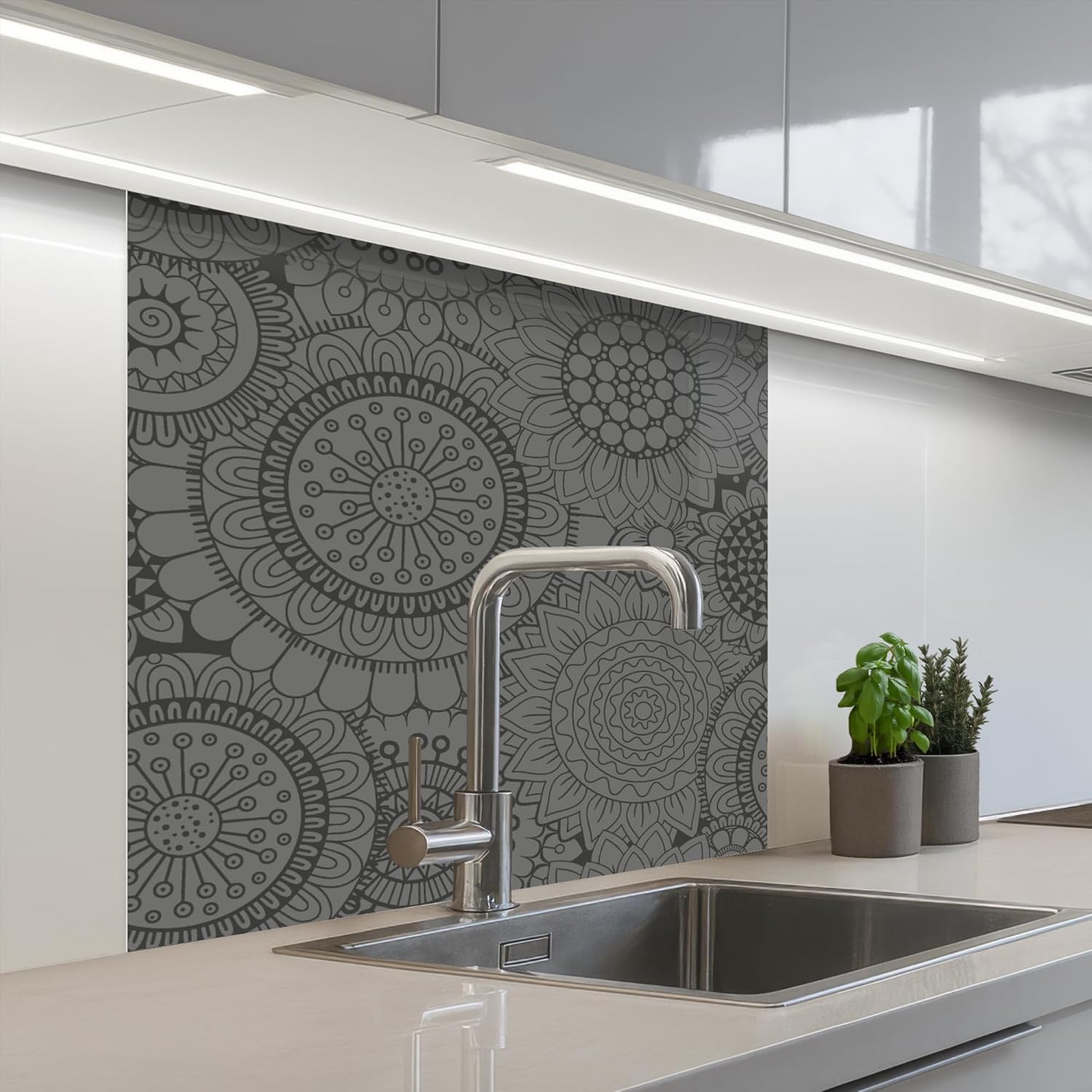 KitchenYeah© Splashback for kitchen 32"x32" / 80x80 cm self-adhesive ...