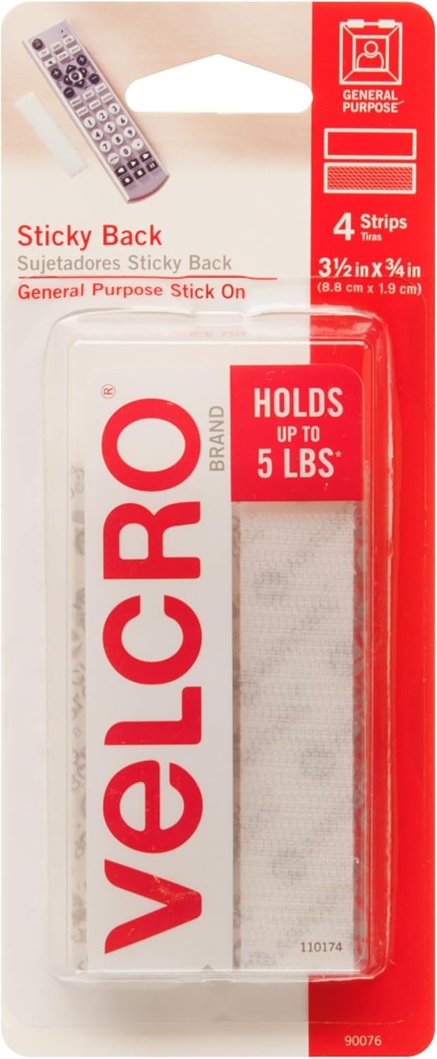 VELCRO Brand - Sticky Back Hook and Loop Fasteners | Perfect for Home ...