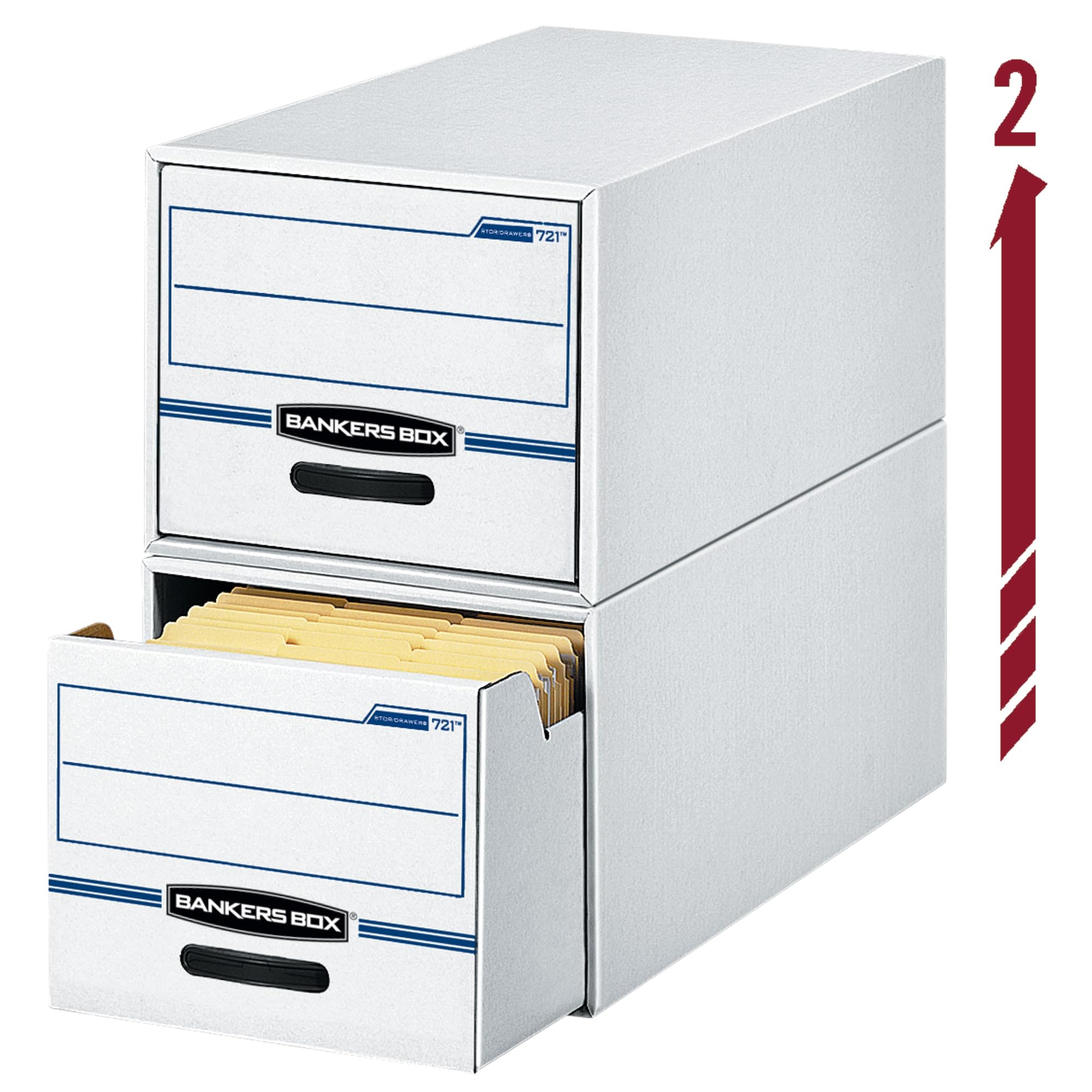 Amazon.com : Bankers Box Storage Drawers and Accessories (FEL00721 ...